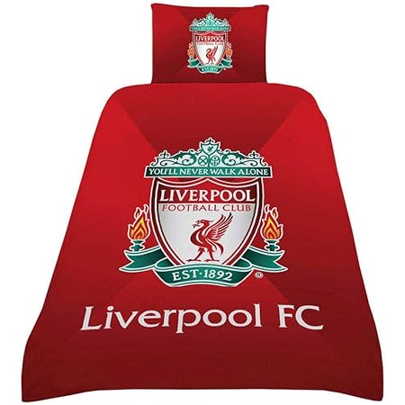 Liverpool Gradient Single Duvet and Pillow Case Set : Amazon.co.uk ...