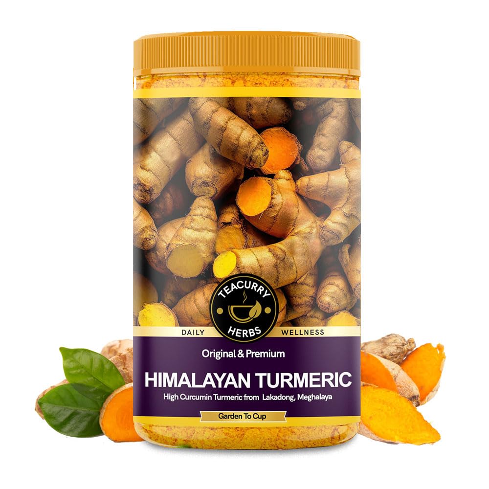 Amazon.com : Teacurry Himalayan Turmeric Powder (200g) - Pure Turmeric ...