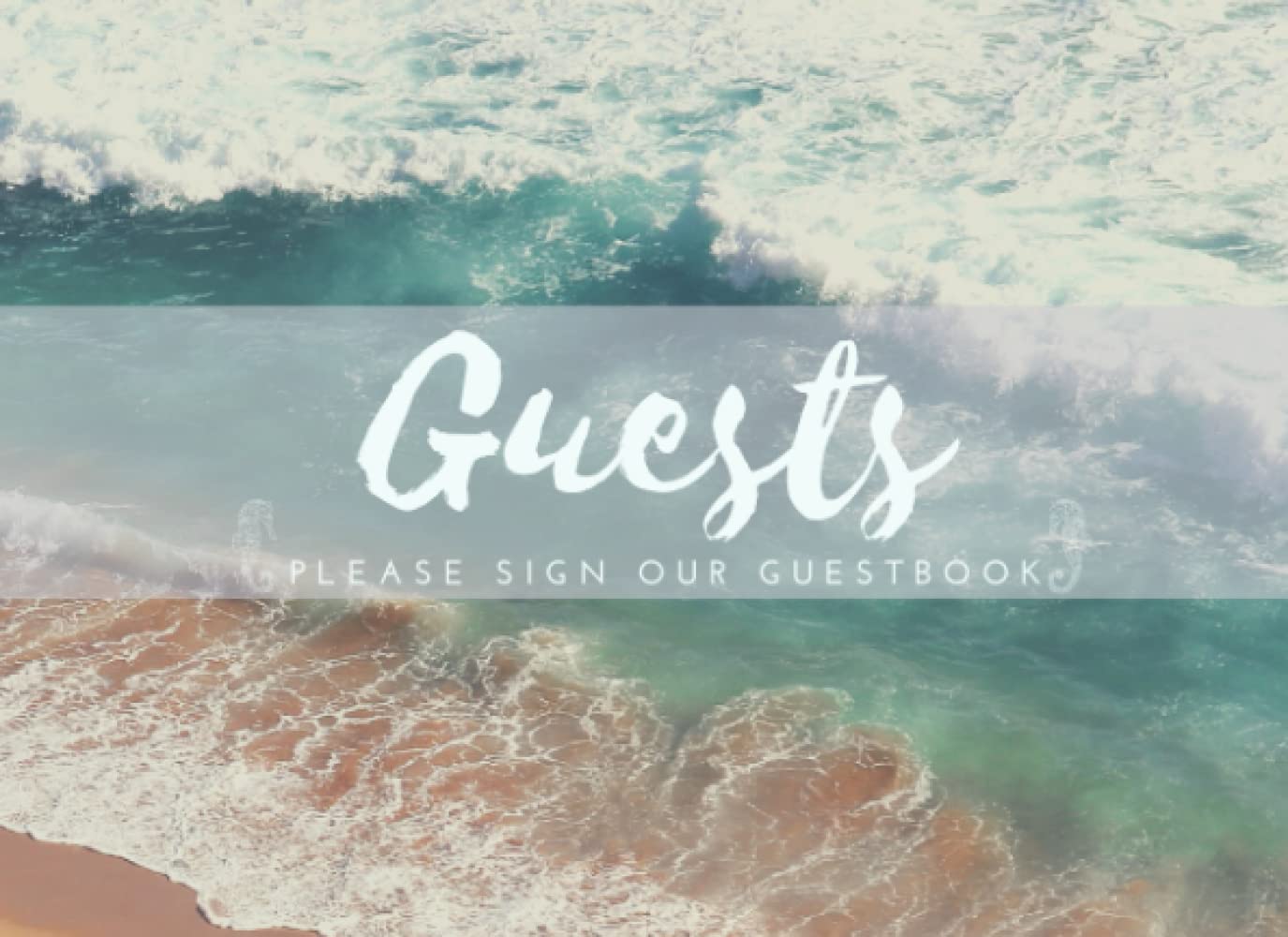 Beach House Coastal Ocean Guest Book: Guest Book for Bed & Breakfast ...