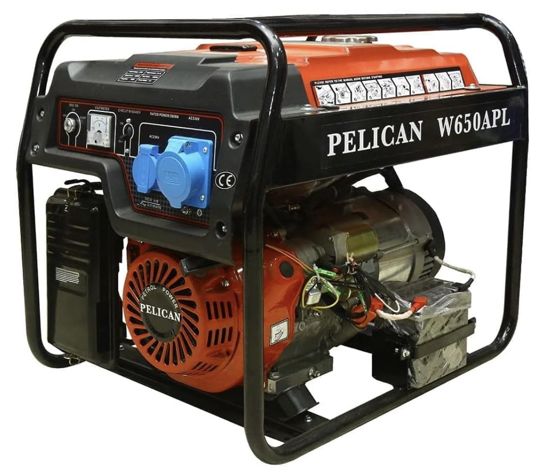 AK POWER SERVICE PELICAN- W650APL 5000-Watt Powered Petrol Generator ...