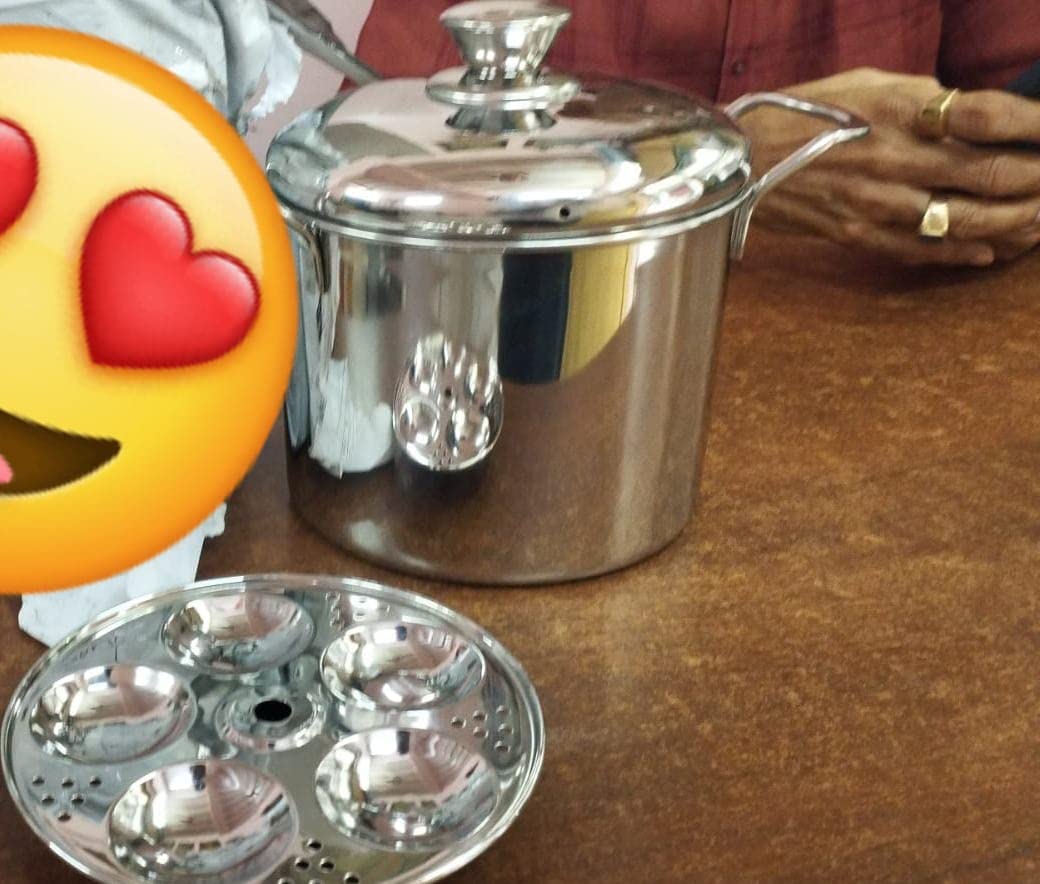 Quality First mini idli cooker Stainless Steel 2 in 1 idli cooker ...