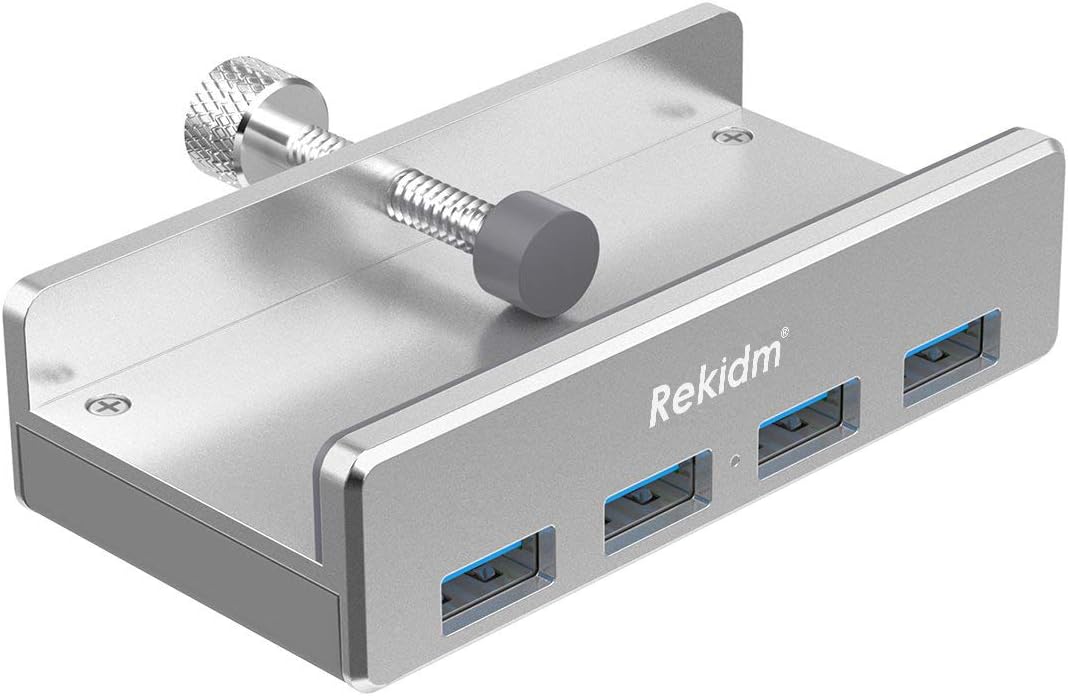 Amazon.com: ORICO USB Hub 3.0, Clamp USB Hub with Extra Power Supply ...
