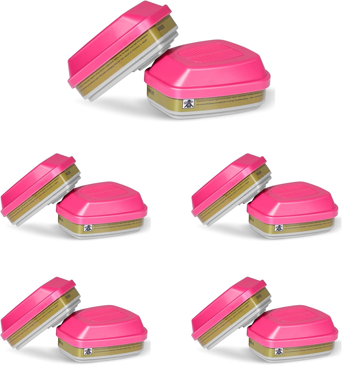 Amazon.com: 60926 Respirator Cartridges Filters,Respirator Particulate ...