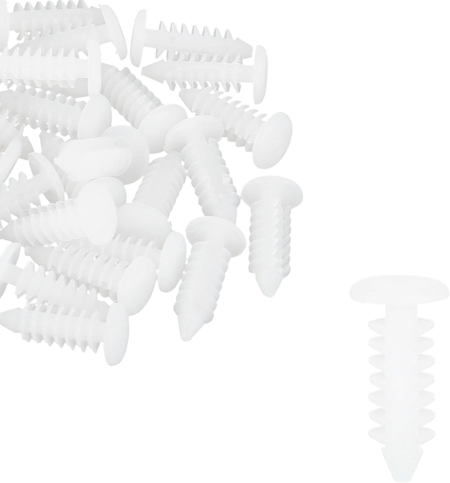 40pcs 6mm Diameter Car Bumper Plastic Rivets White : Amazon.fr: Automotive