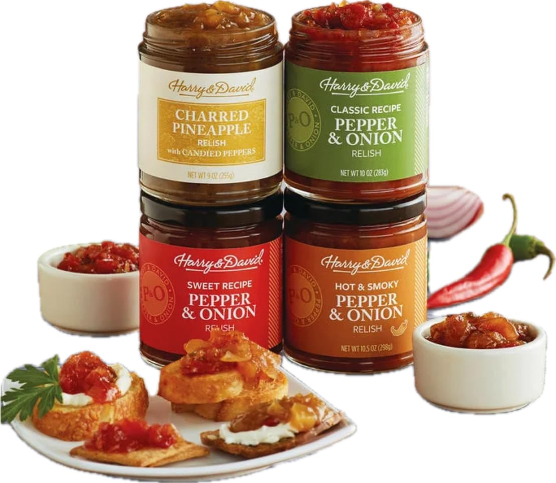 Amazon.com : Harry & David, Relish Gift Set, 4 Count : Grocery ...