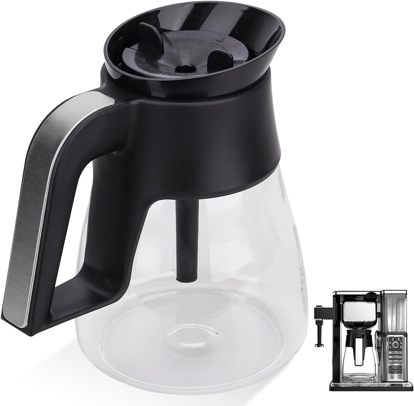 Amazon.com: 10 Cup Coffee Pot Replacement For Ninja Coffee Maker CM401 ...