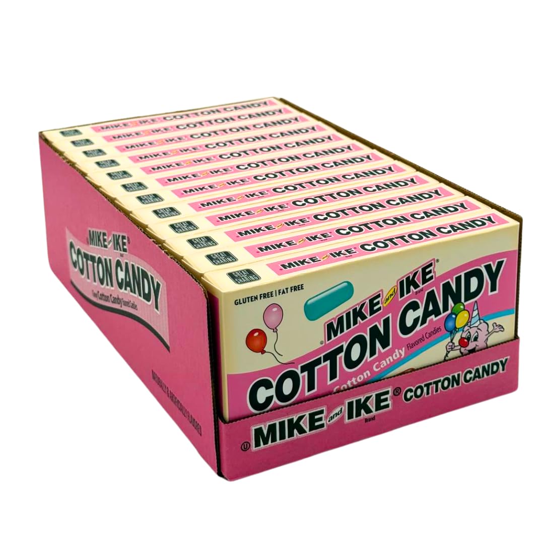 Amazon.com : Mike and Ike Cotton Candy Limited Edition Chewy Candy ...