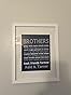 Amazon.com: Brother Rules Print | 3 Color Options | Brother Wall Art ...
