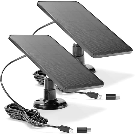 Amazon.com: 3 Pack Solar Panel Camera Charger Fit for Arlo Essential ...