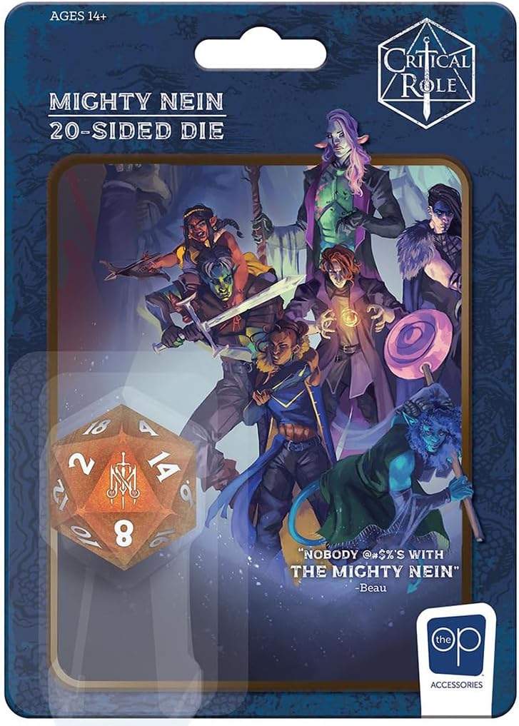 Critical Role Polyhedral Die | Collectible d20 with The Mighty Nein ...