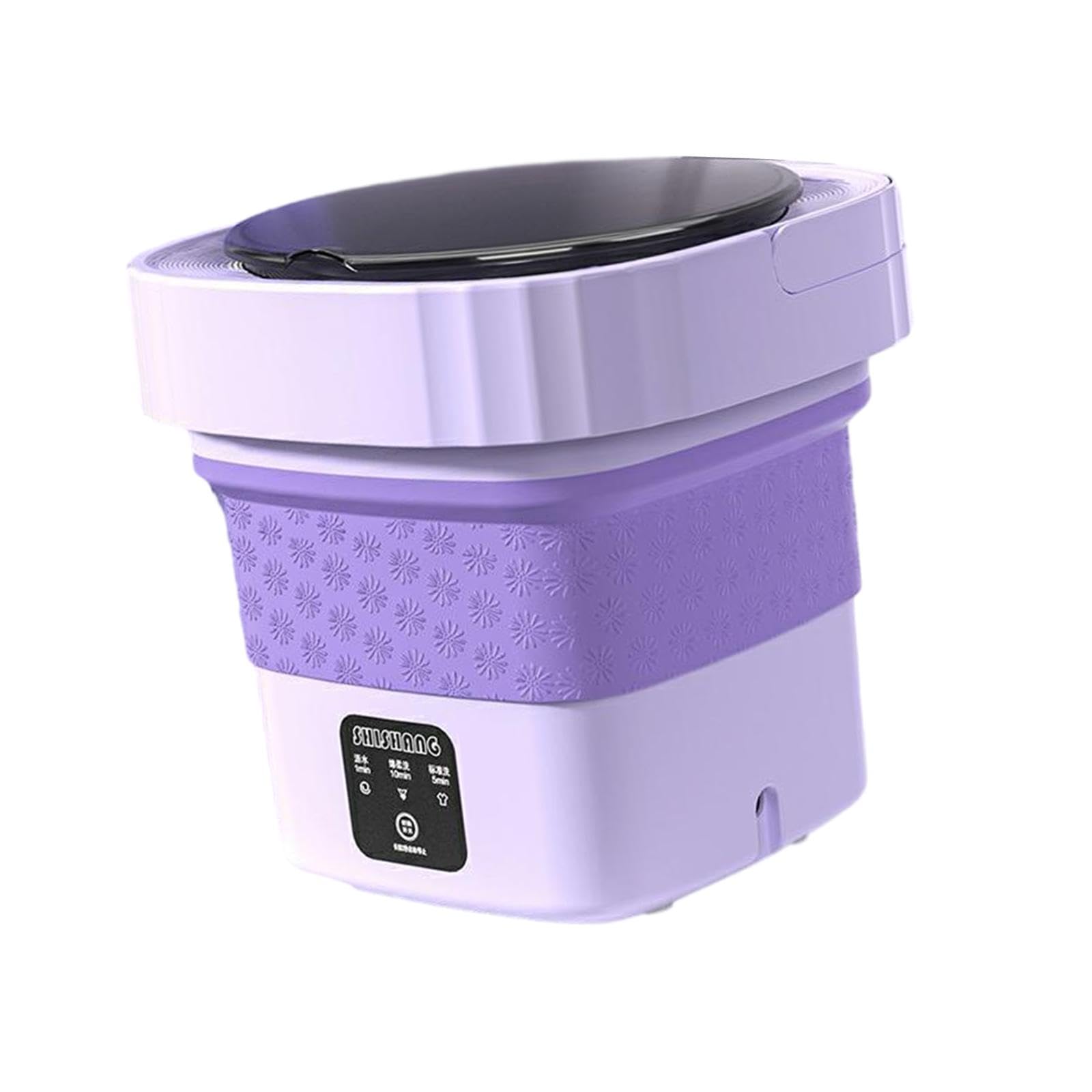 Amazon | STARTIST 靴下洗濯機ミニ洗濯機 RVS 電動軽量洗濯機ポータブル洗濯機 36 ワット洗濯下着洗濯機, 紫 | STARTIST | 洗濯機 通販