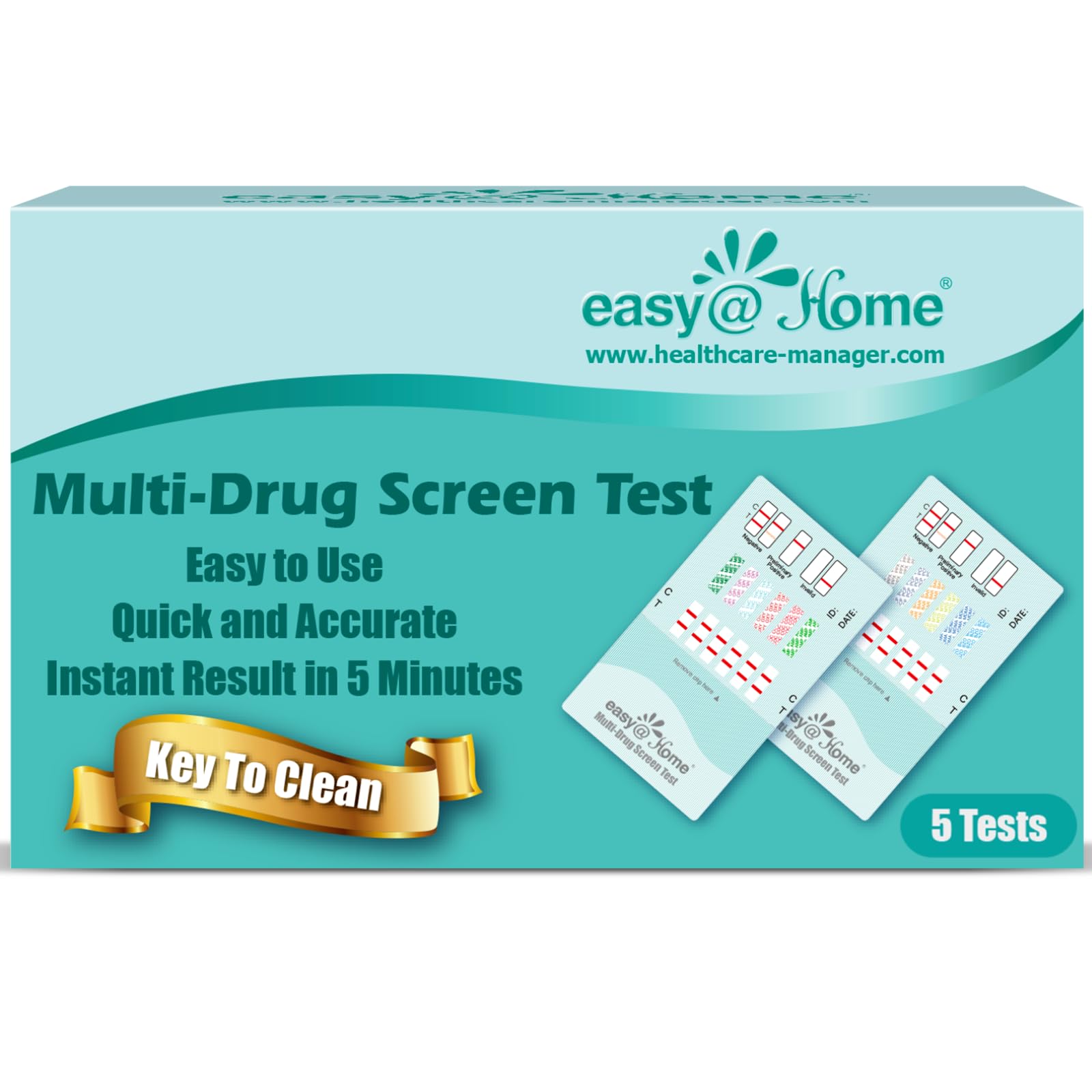 Easy@Home 12 Panel Instant Drug Test Kits (5 Pack) - Testing Marijuana ...