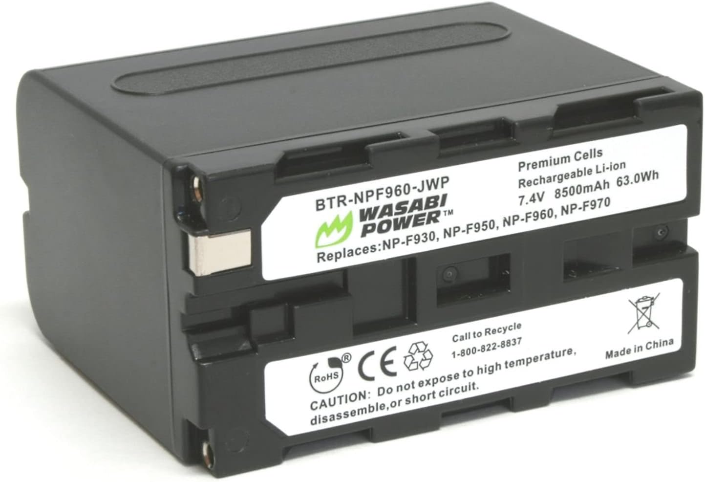 Amazon.com: Wasabi Power Battery for Sony NP-F975, NP-F970, NP-F960, NP ...