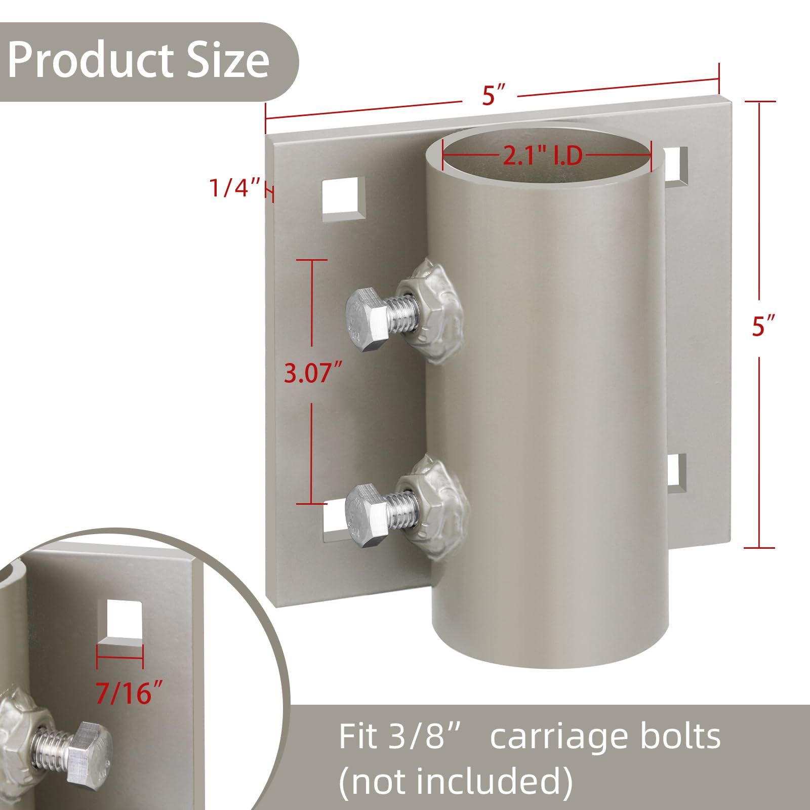 Snapklik.com : JYINCPED Stationary Dock Heavy Duty Side Leg Pipe Holder