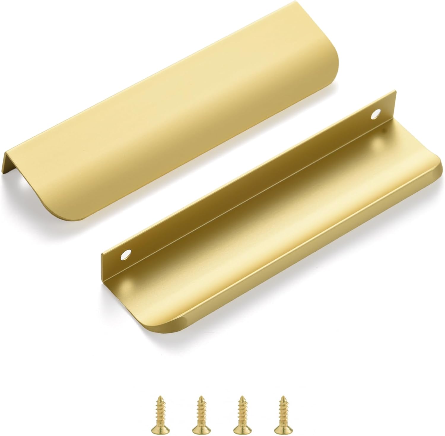 Edge Finger Tab Pulls for cabinets Kitchen Invisible Hardware Furniture ...