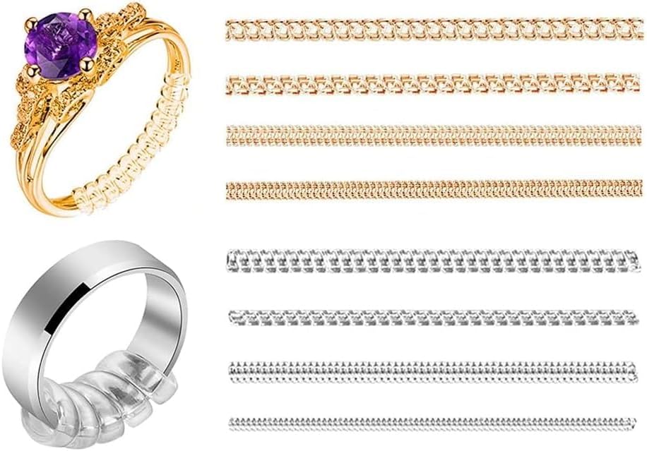 ANZAILALA Ring Size Adjuster for Loose Rings - 4 Sizes Ring Sizer Ring ...