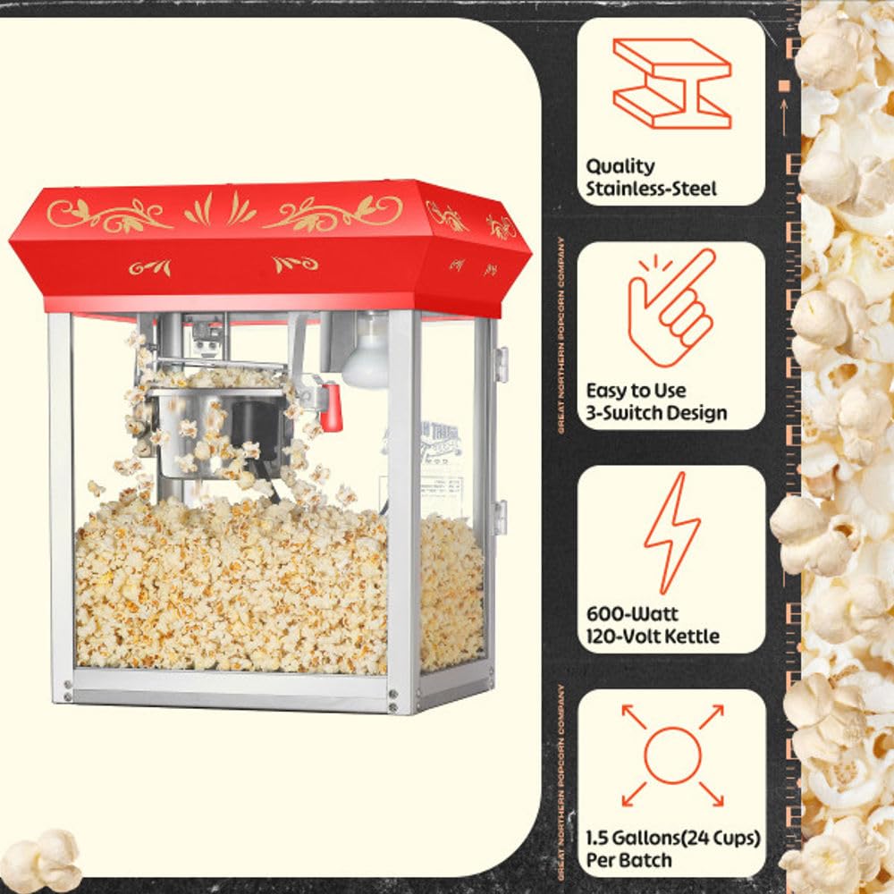 Snapklik.com : Great Northern Popcorn Company Red 6 Oz