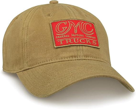 GMC Twill Vintage Embroidered Hat - Unstructured Weathered Cap ...
