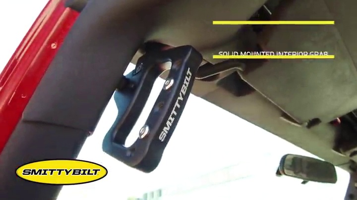 Watch Smittybilt 76931 Aluminum Grab Handles for 2007-2018 Jeep JK 2/4 ...