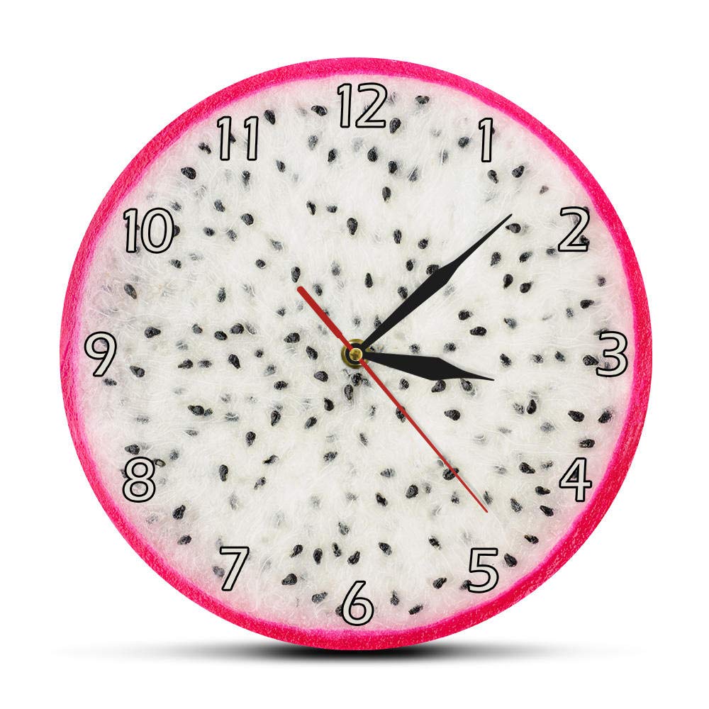 Buy Desert King Dragon Fruit Cutting Wall Clock Screw Pitaya Hylocereus ...
