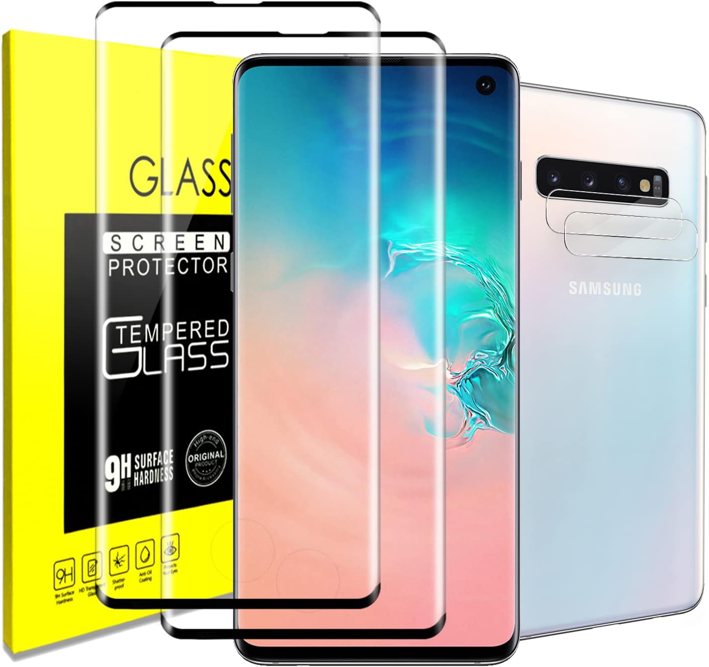 Amazon.com: siosaxdot Samsung Galaxy S10 Tempered Glass Screen ...