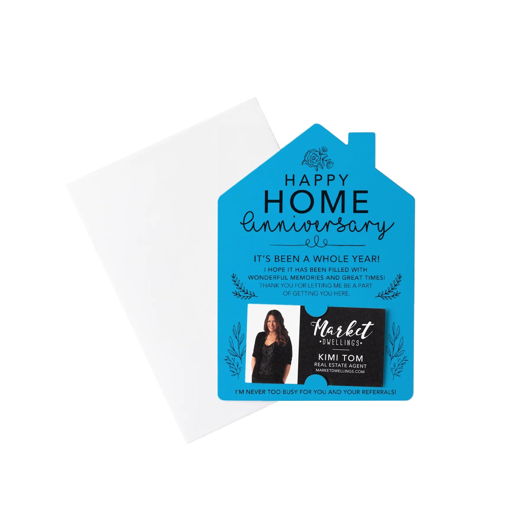 Amazon.com : Set of Home Anniversary Real Estate Mailers Greeting Cards ...