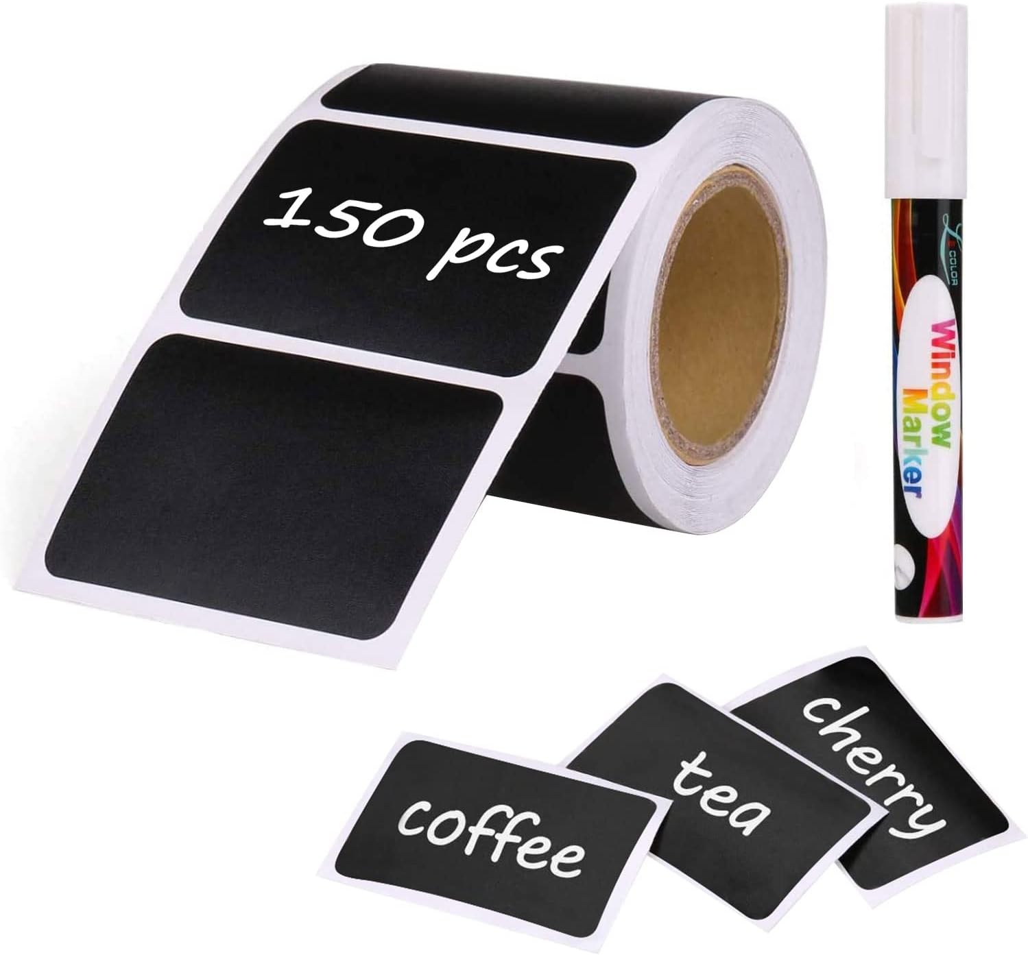 Chalkboard Labels, Joyoldelf 150Pcs Waterproof Reusable Blackboard ...