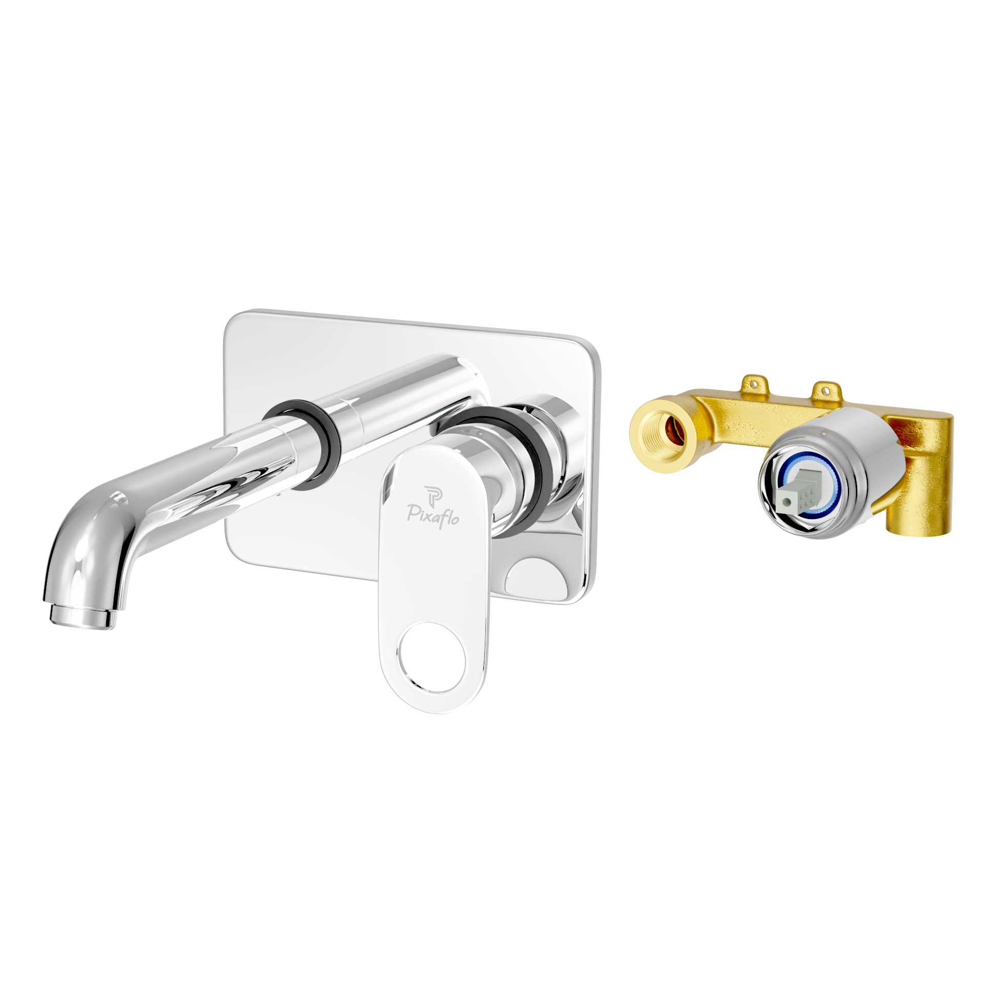 Buy Pixaflo Concealed Single Lever Basin Mixer with Exposed Parts Kit ...