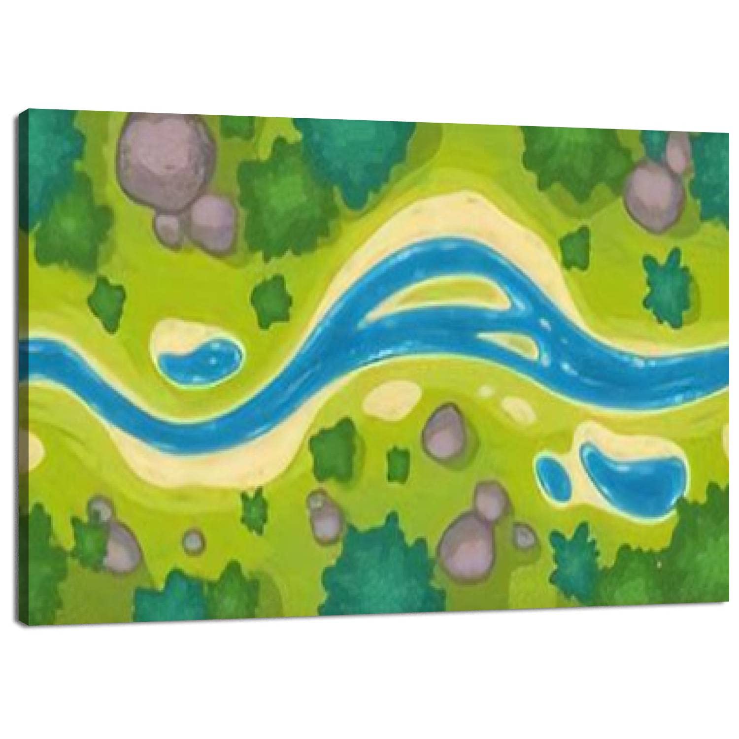 River Water Top View