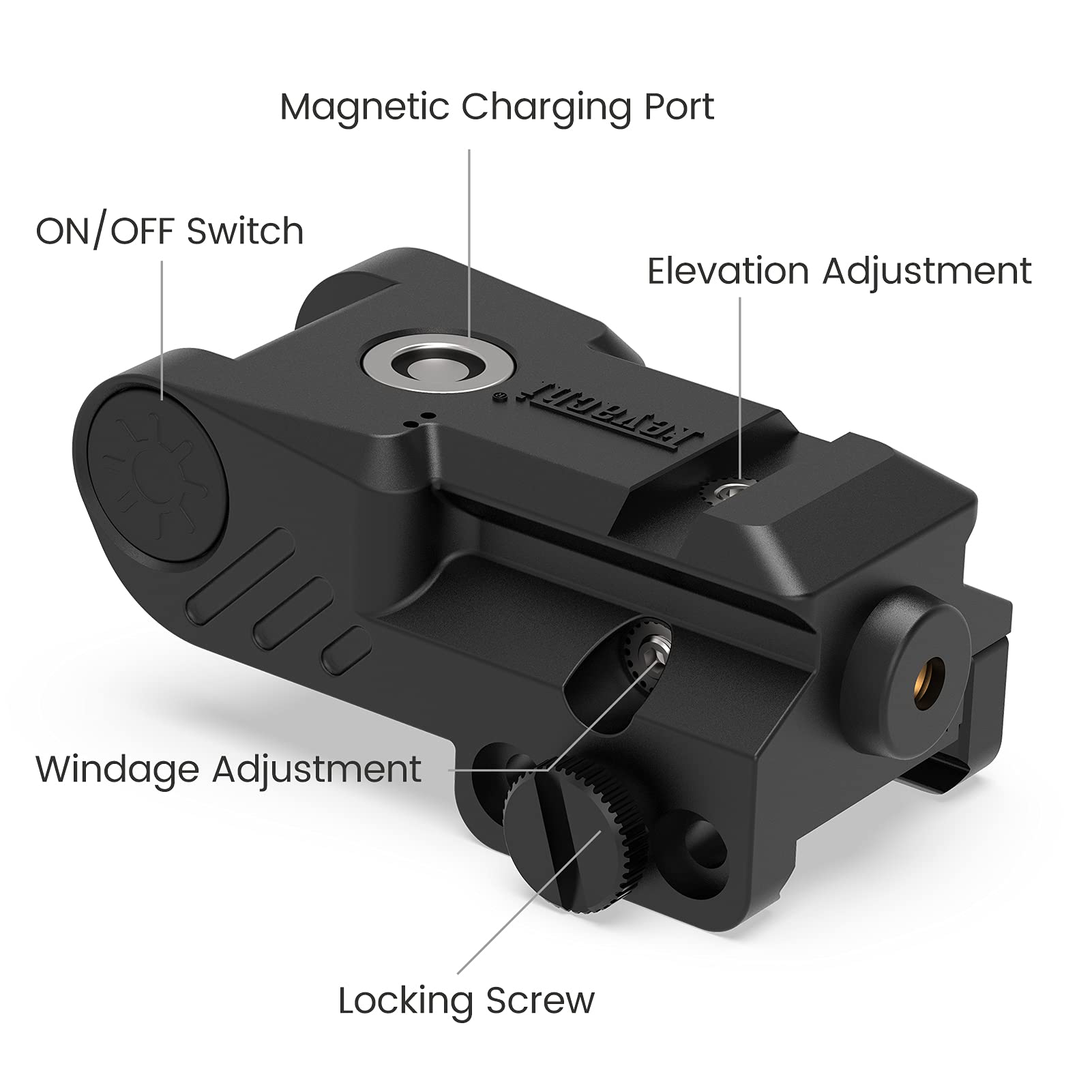 Snapklik.com : Feyachi PL-32 Laser Sight Rechargeable Red Dot Laser ...