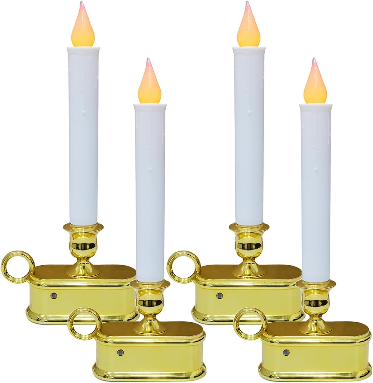 Amazon.com: Cbebew 4 Pack Window Candles with Sensor Dusk to Dawn ...