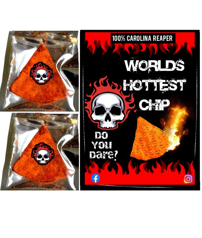 Buy 2 x Hottest Chip in the UK - Carolina Reaper Extreme heat UK 2024 ...