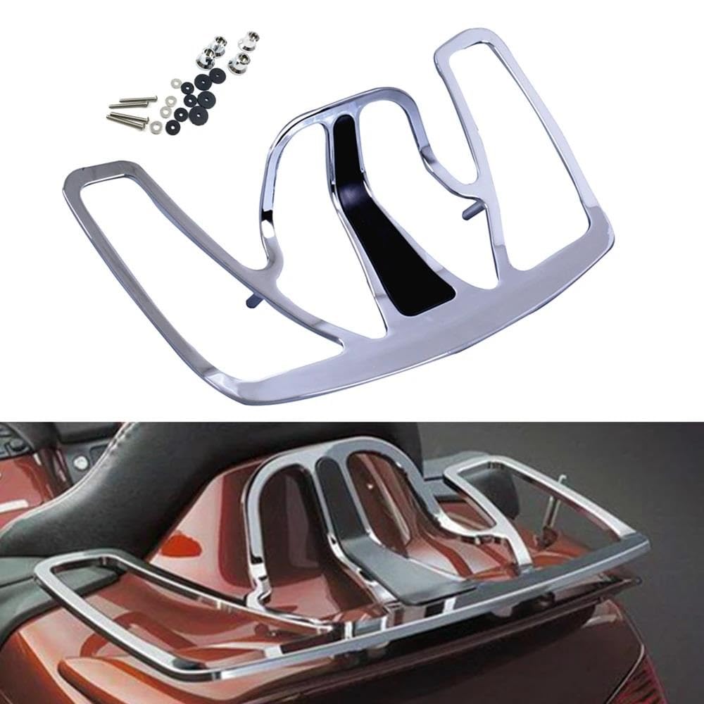 Chrome Trunk Tour Box Mounting Luggage Rack For Honda Goldwing GL1800 ...