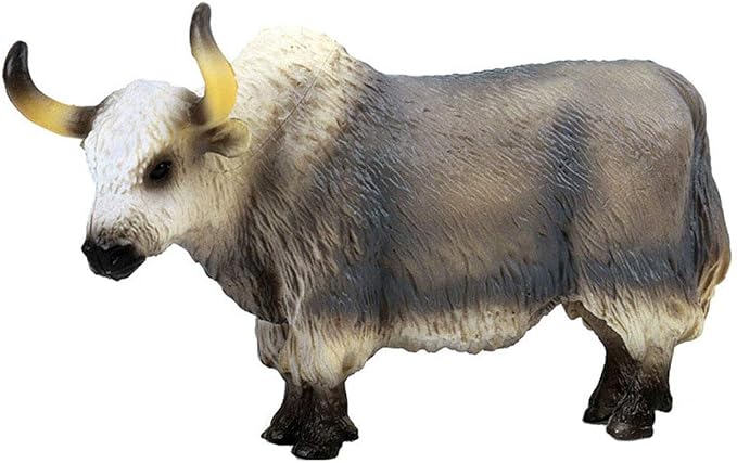Amazon.com: FLORMOON Animal Figures Realistic Yak Plastic Early ...