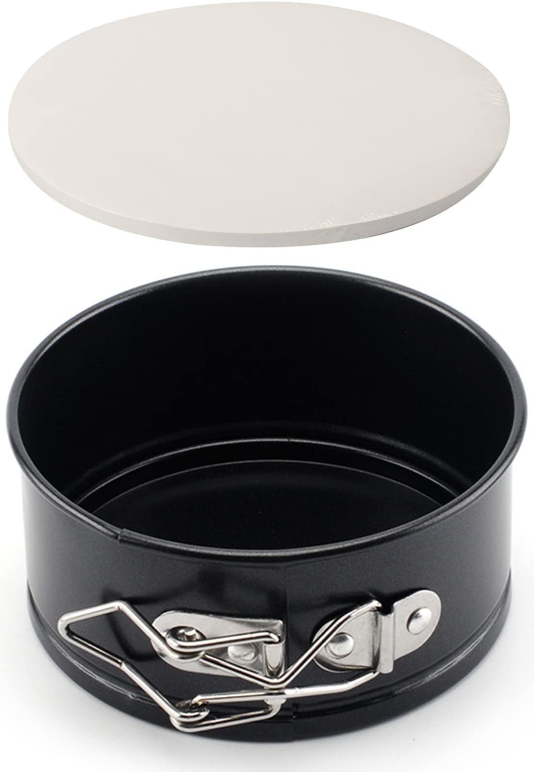 Amazon.com: Akamino 8 Pcs 4.8 Inch Springform Pans, Mini Round ...