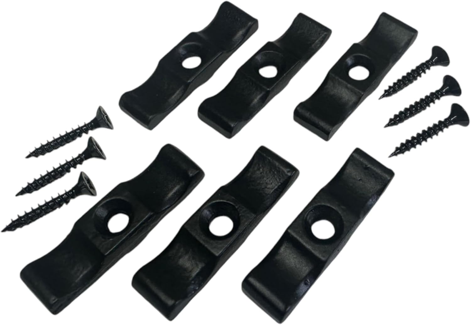 Black Turn Buttons with Screws 50mm (2 Inch) for Shed Doors, Gates ...