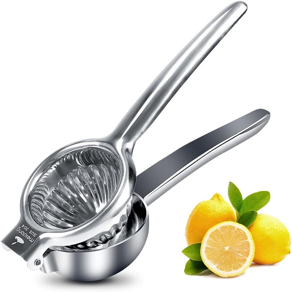 Amazon.com: Lemon Squeezer 304 Stainless Steel Large Lemon Squeezer ...