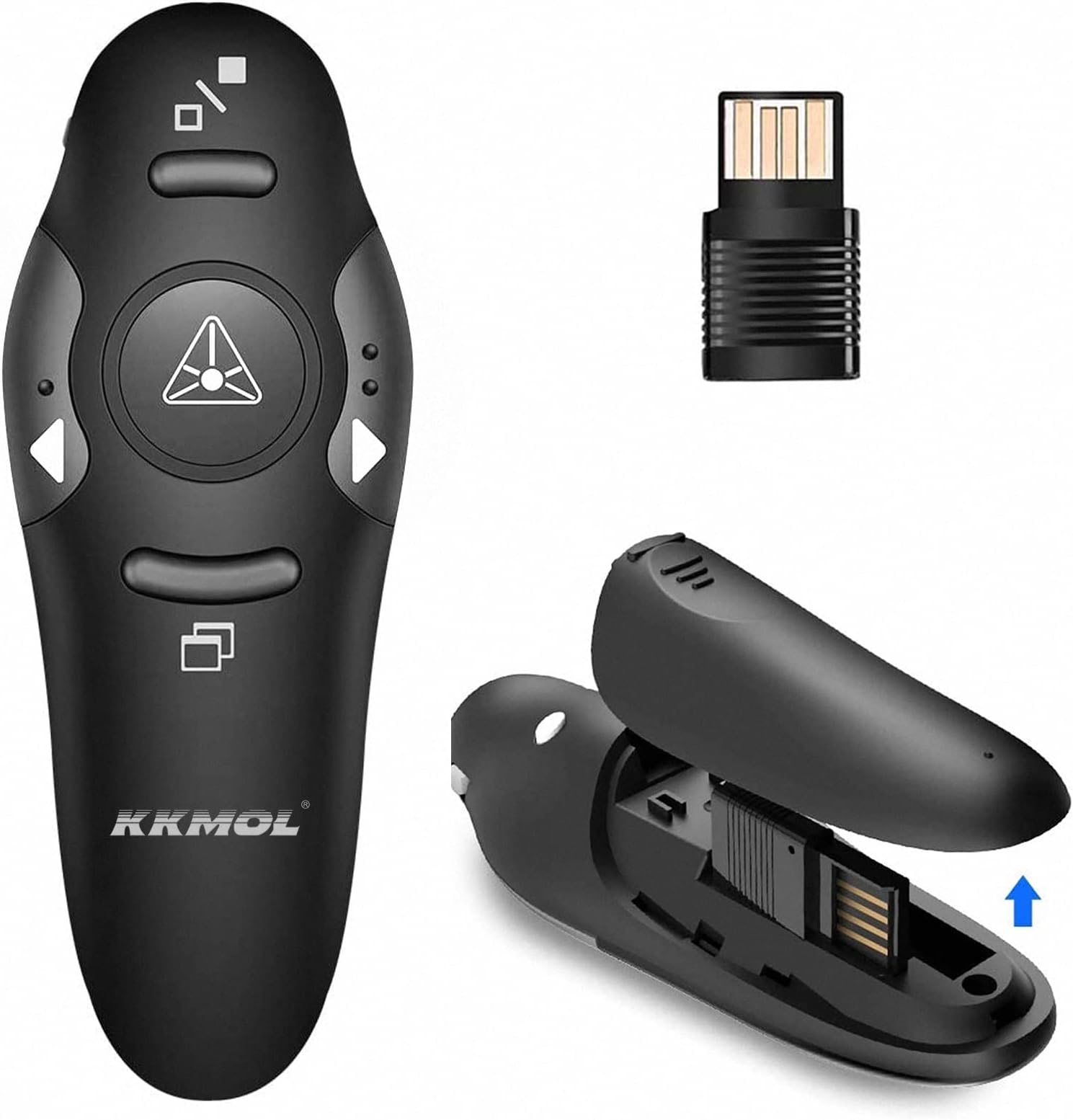 Wireless USB Presenter PPT Remote Control Presenter Pen,2.4GHz ...