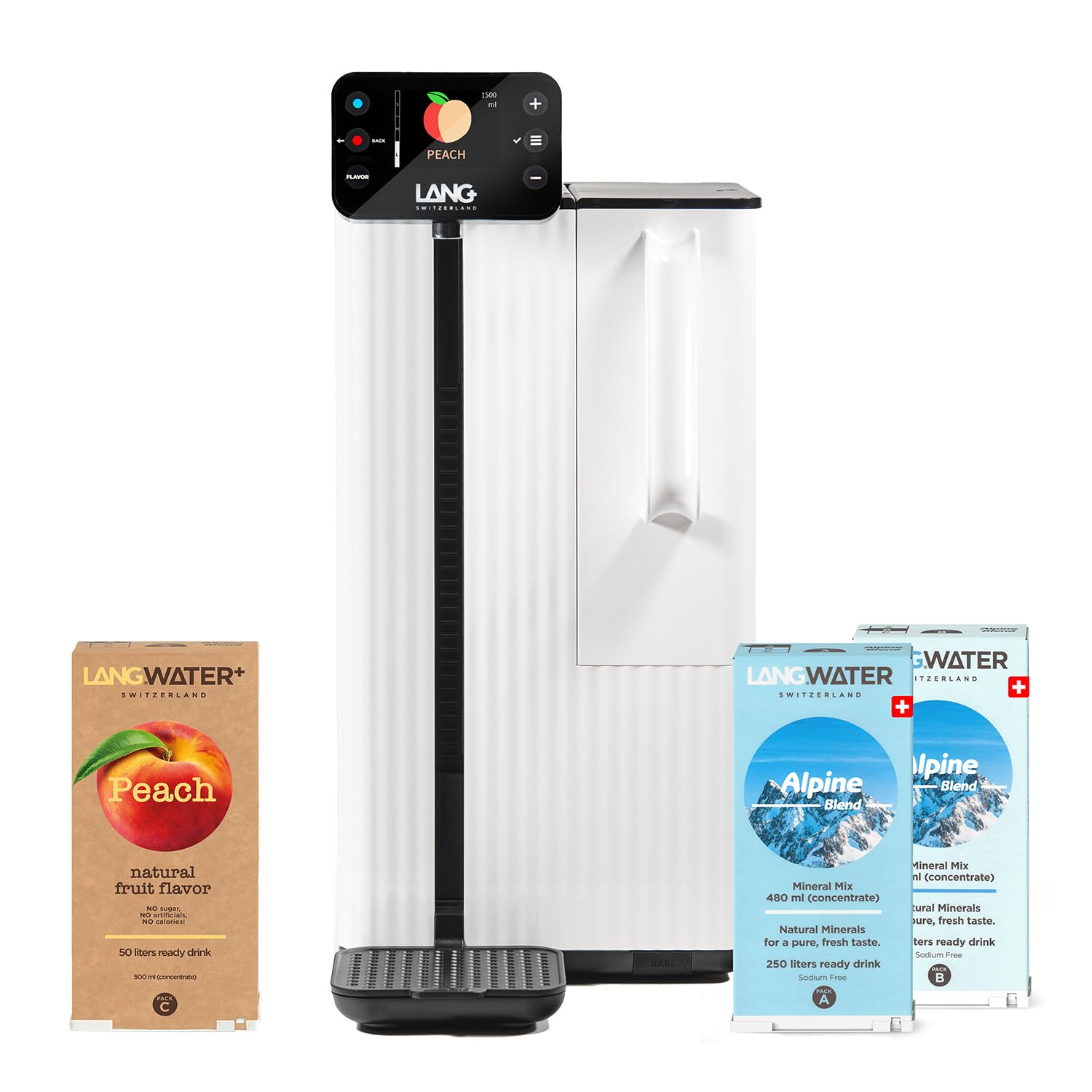 LANGWATER Osmoseanlage Auftisch TheWell 2 - mit Mineralisierung, Aromen ...