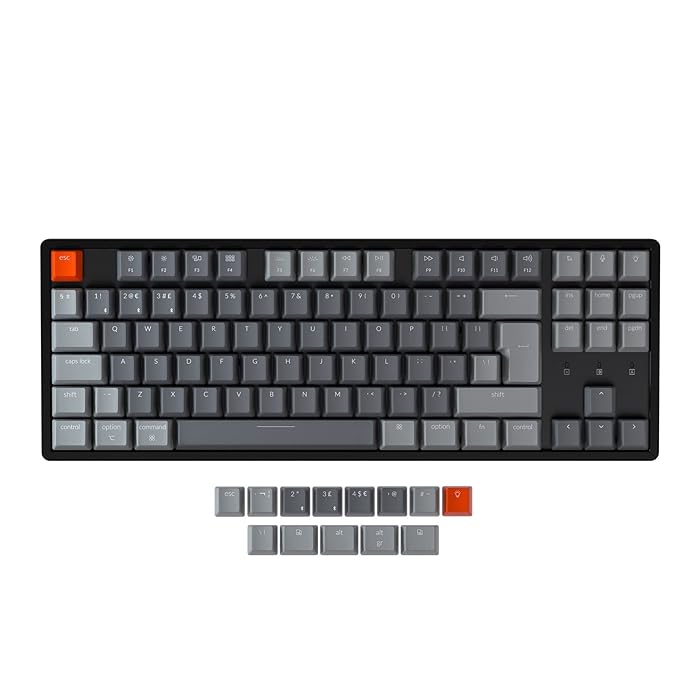 Buy Keychron K8 Wireless Bluetooth/USB Wired Mechanical Keyboard, Hot ...