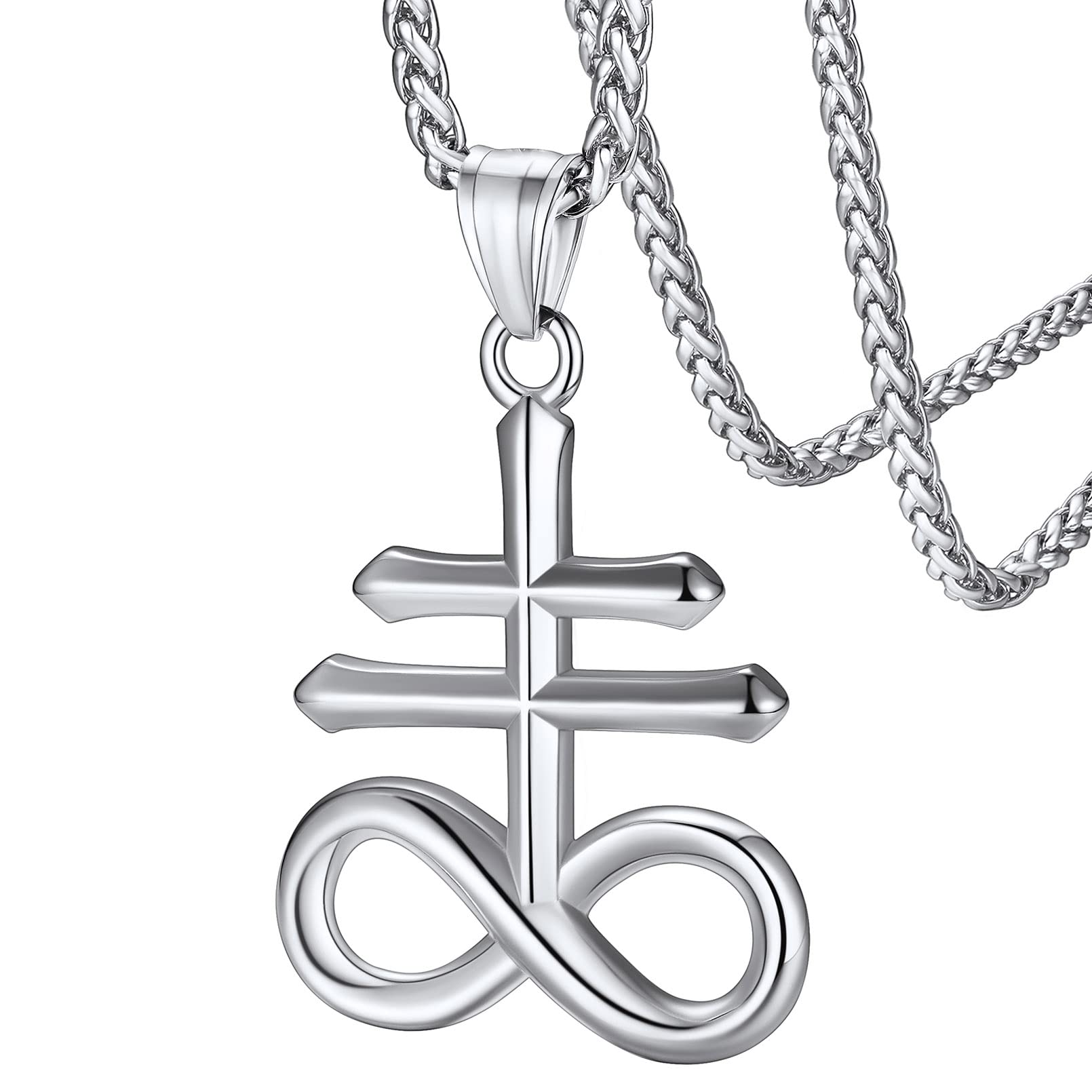 Snapklik.com : Leviathan Satanic Brimstone Cross Necklace For Men ...