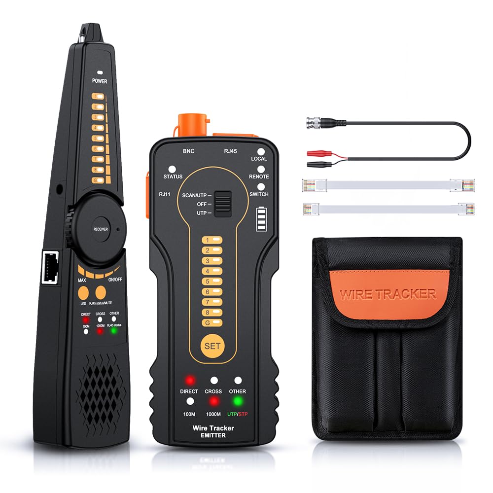Snapklik.com : Network Cable Tester RJ45 RJ11 Cable Analyzer Telephone ...