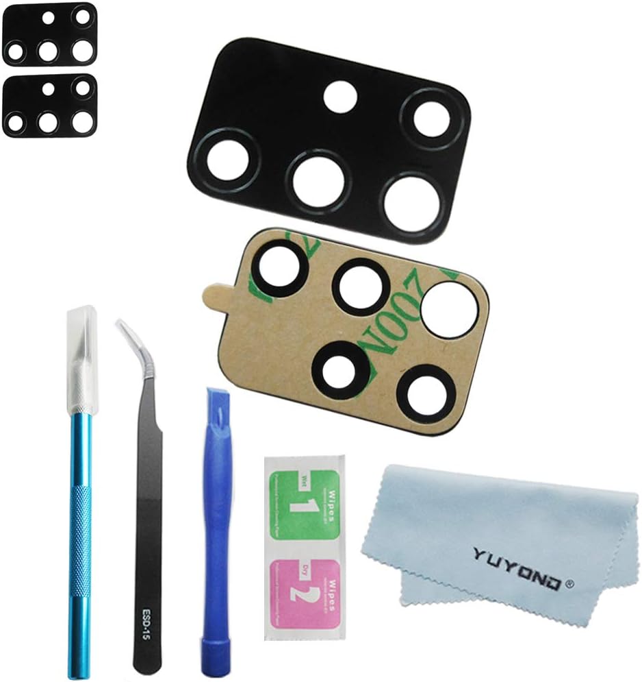 Amazon.com: YUYOND 2pcs OEM Original Back Rear Camera Glass Lens ...