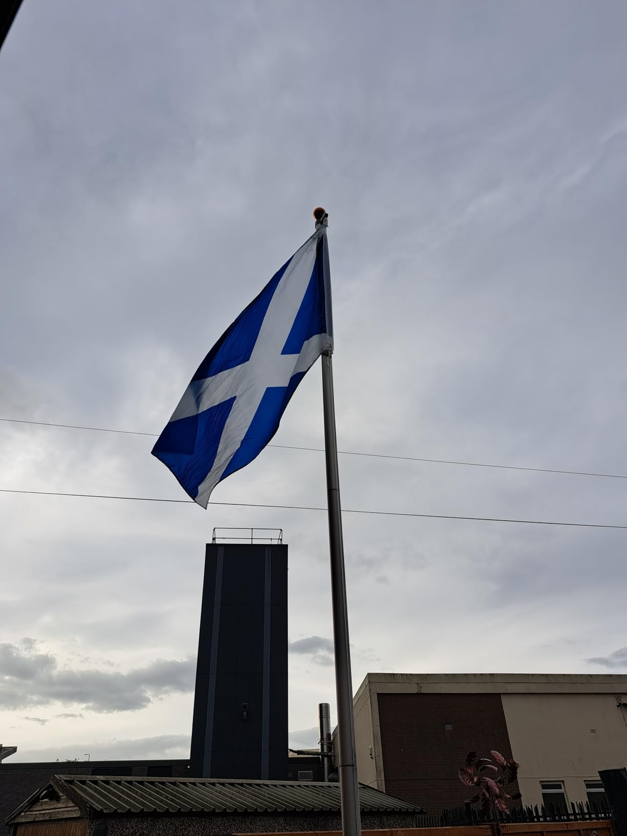 Scottish Flag, Hianjoo Scotland Flag 5ft x 3ft with Eyelets Coronation ...