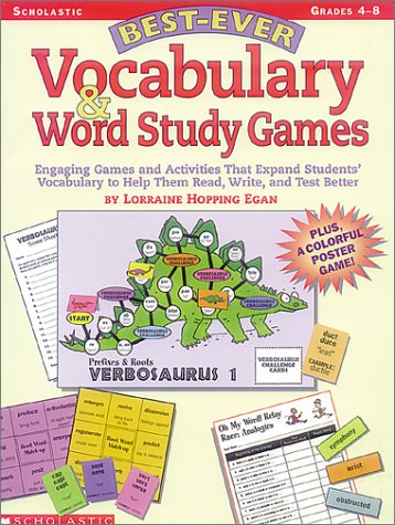 Best-Ever Vocabulary & Word Study Games: Engaging Games and Activities ...