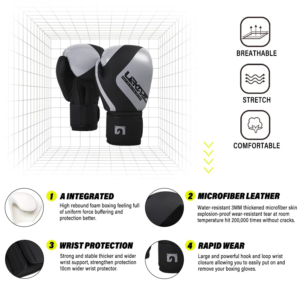 Snapklik.com : LEKARO Boxing Gloves,Boxing Training Gloves Men And ...
