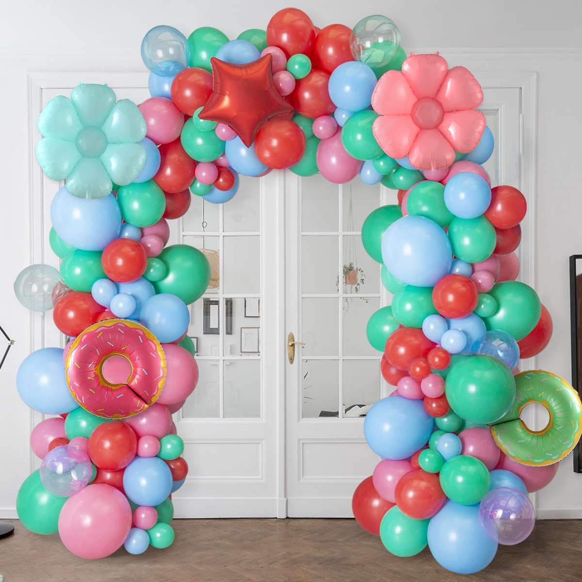 Amazon.com: BALONAR 150Pcs DIY Pink Pig Birthday Balloons Garland Kits ...
