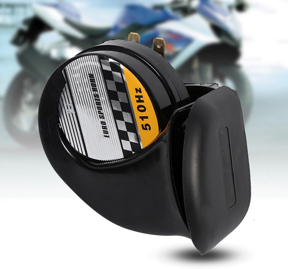 Amazon.com: Motorcycle Snail Horn, Universal Motorcycle Mini Electronic ...
