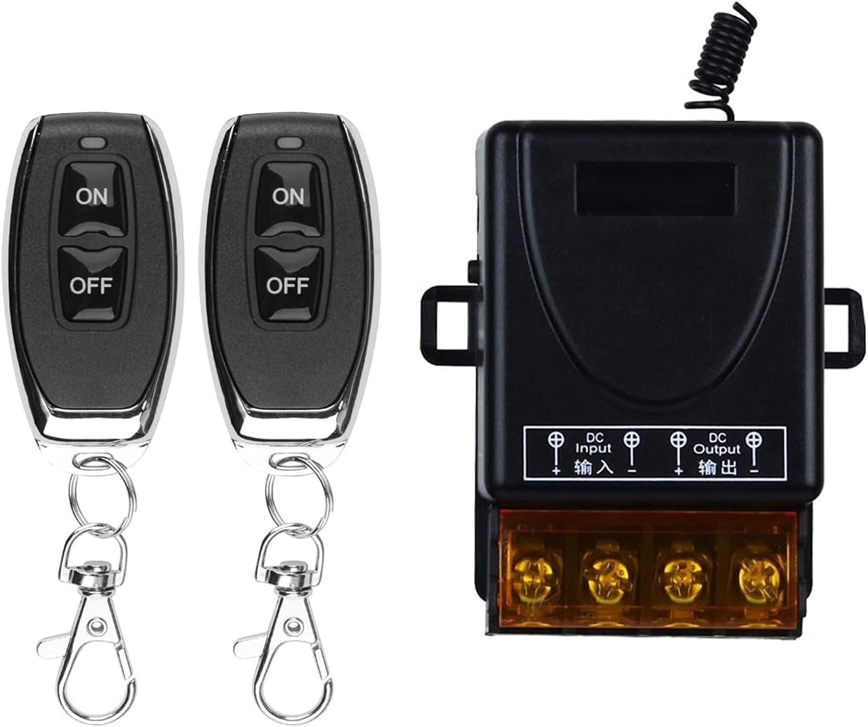 433 MHz Wireless Remote Control Switch DC 12 V 24 V 48 V 1 Channel ...