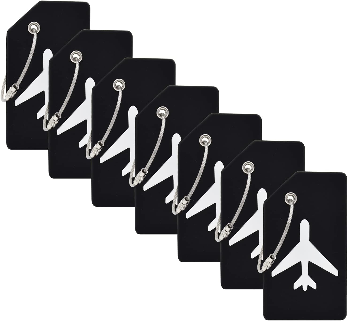 Amazon.com | 7 Pack Silicone Luggage Tag Baggage Handbag Travel Bag ...